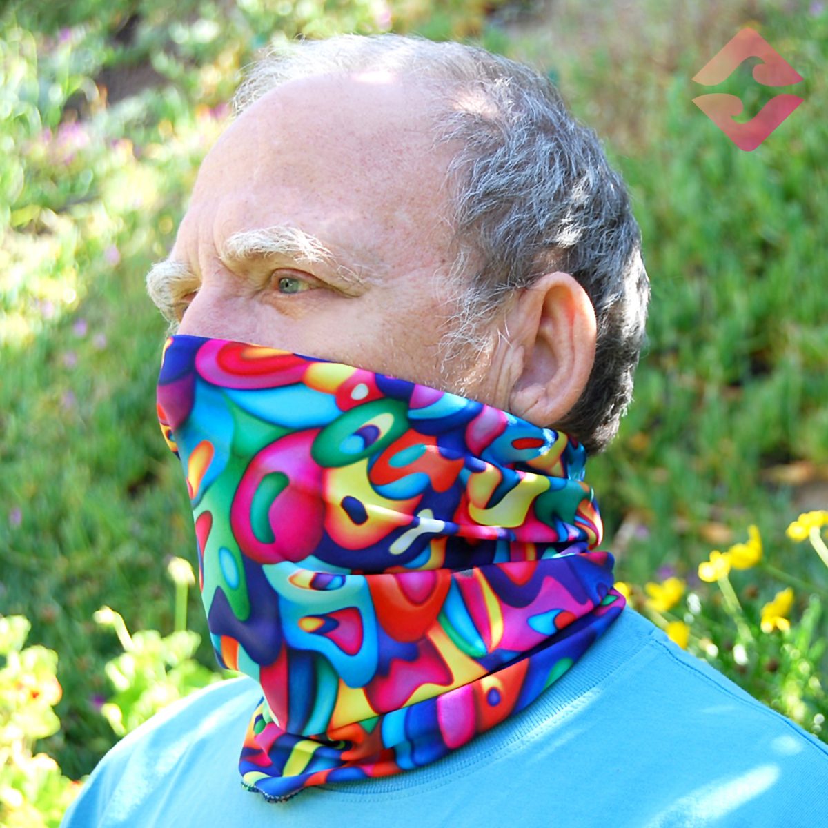 Neck Gaiter - Carnival - Shadesuits Premium Full-Body Swimwear UPF 50 ...
